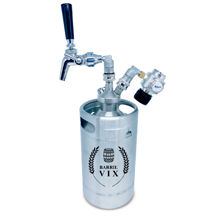Chopeira Vacuum 5L – INOX – Torneira Italiana – Barril Vix